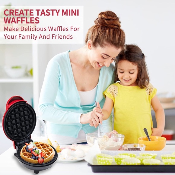 Kitchen | Mini Waffle Maker Nonstick Keto Chaffle Maker For Hash Browns ...